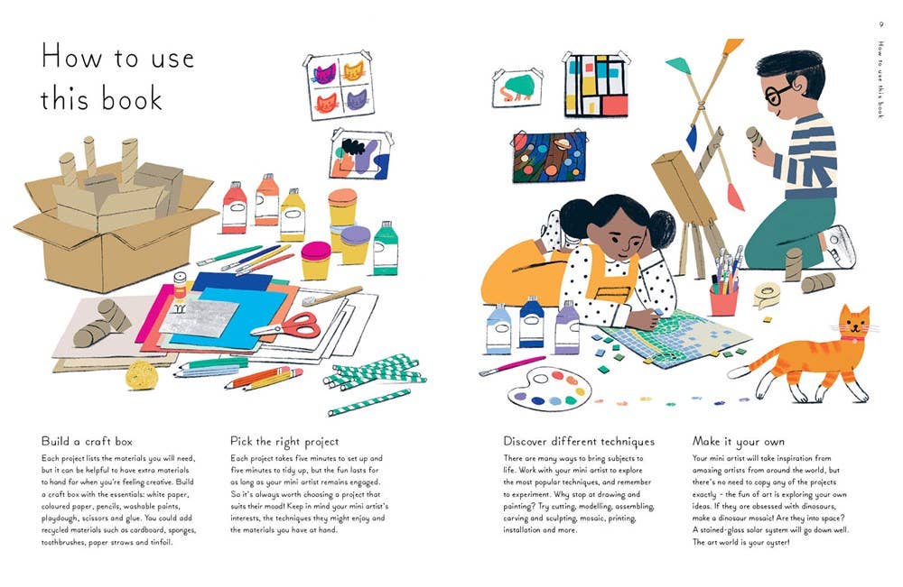 Mini Artists Book: 20 Projects Inspired by Great Artists – Bon Femmes