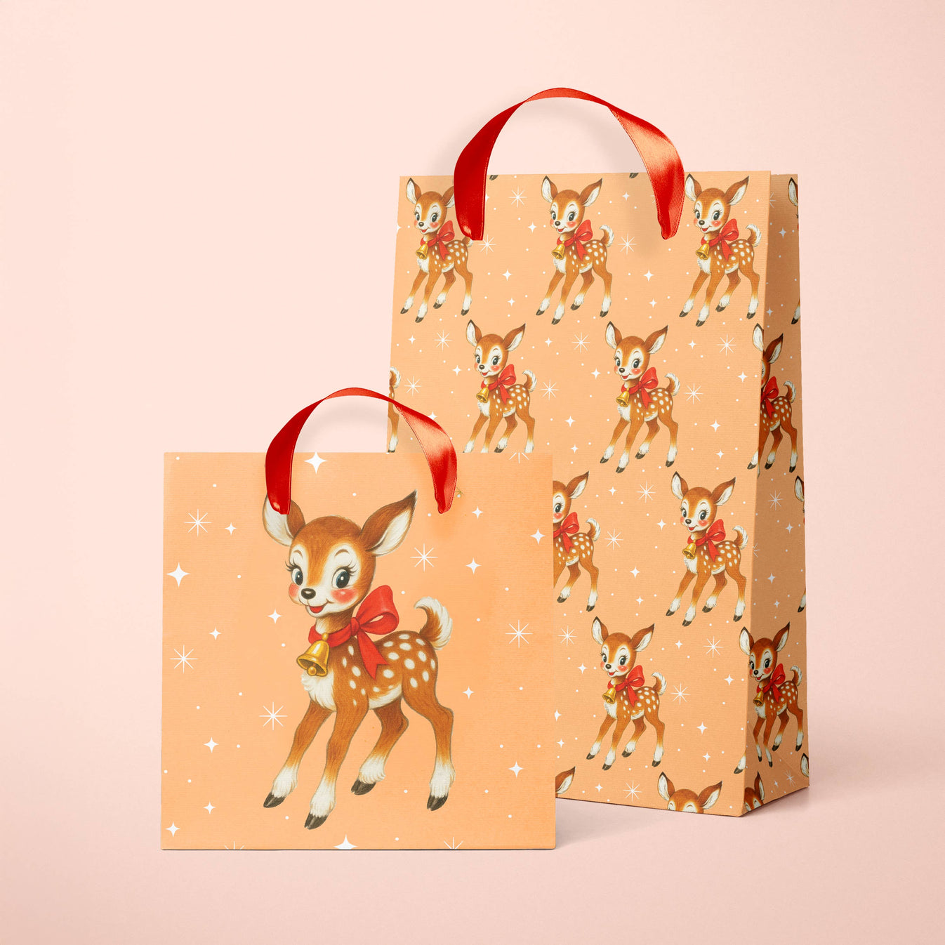 Retro Deer Gift Bag – Bon Femmes