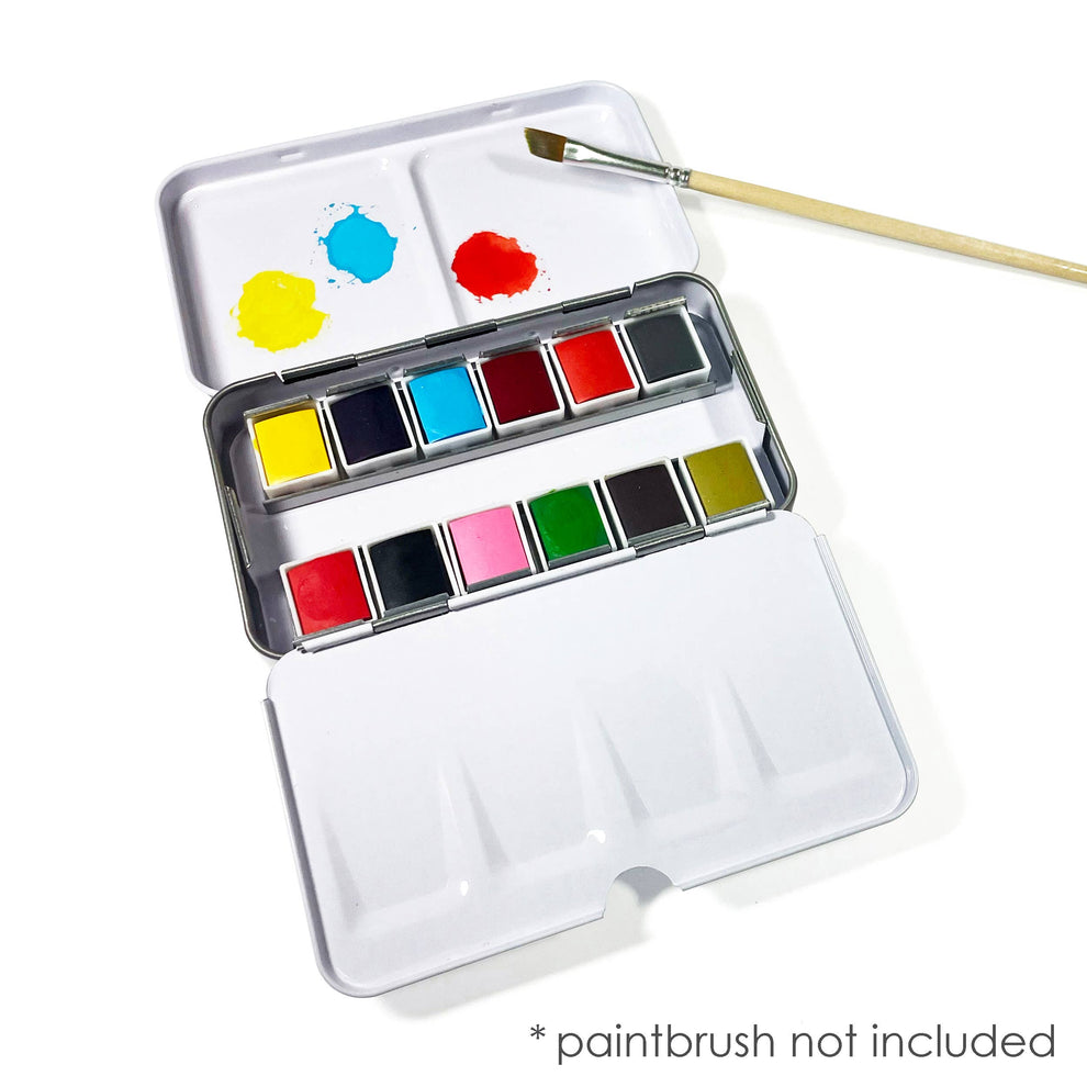 Metal Palette Watercolor Set – Bon Femmes